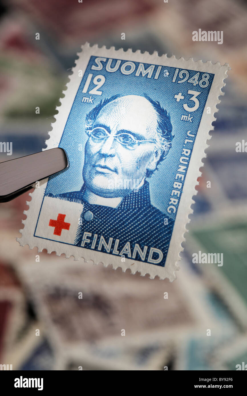 Finland postage stamp hi-res stock photography and images - Alamy