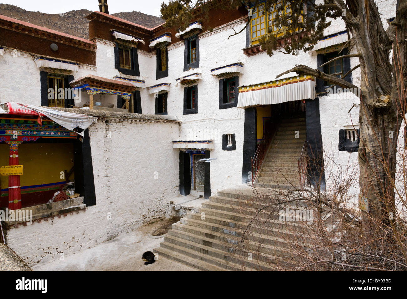 Exterior Drepung Monastery, Lhasa, Tibet. JMH4520 Stock Photo - Alamy