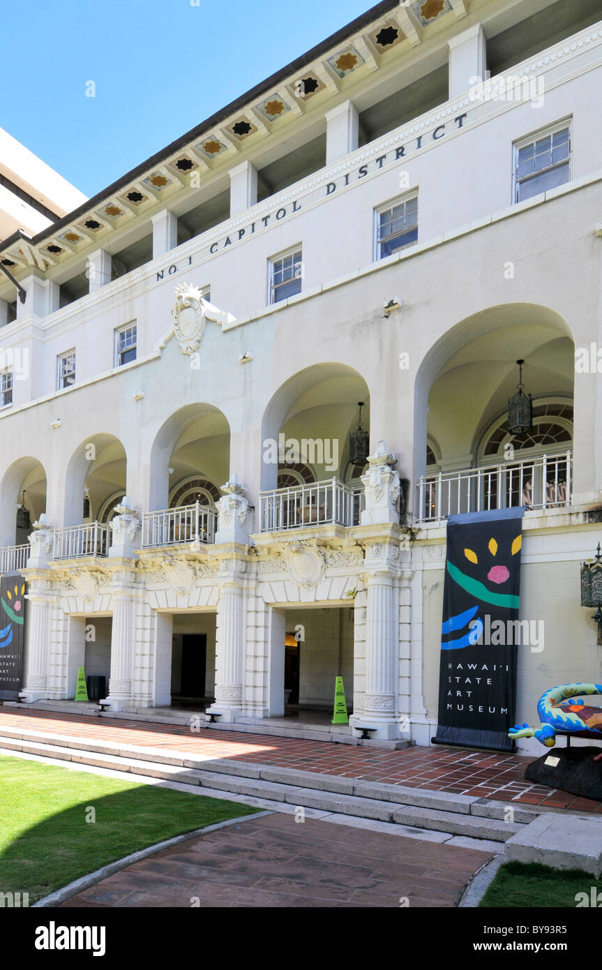 State Art Museum Honolulu Hawaii Oahu Pacific Ocean Stock Photo - Alamy