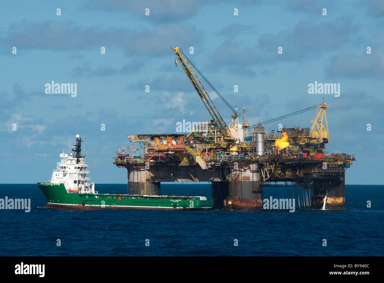 Ocean princess offshore oil drilling hi-res stock photography and ...