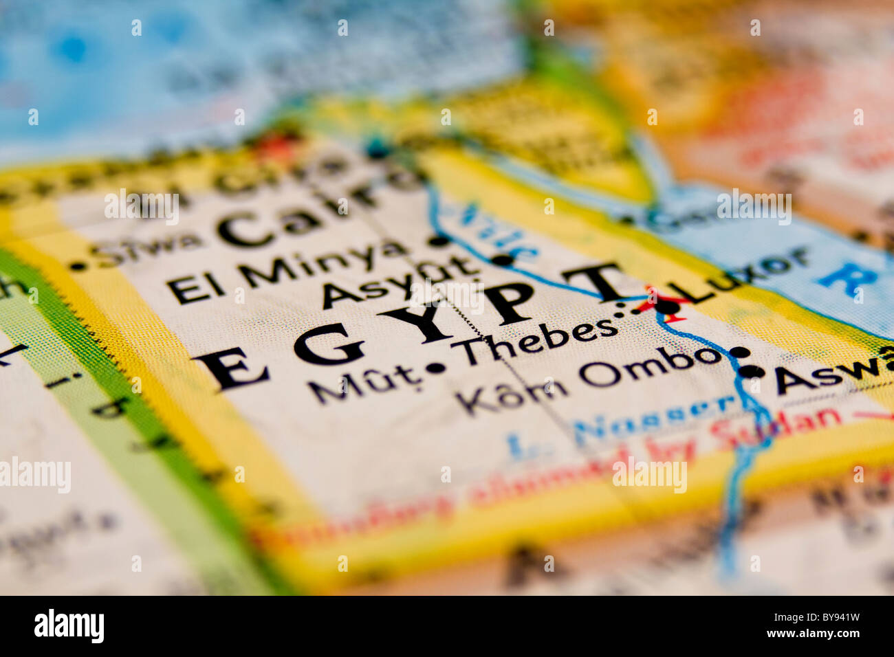Gps map egypt hi-res stock photography and images - Alamy
