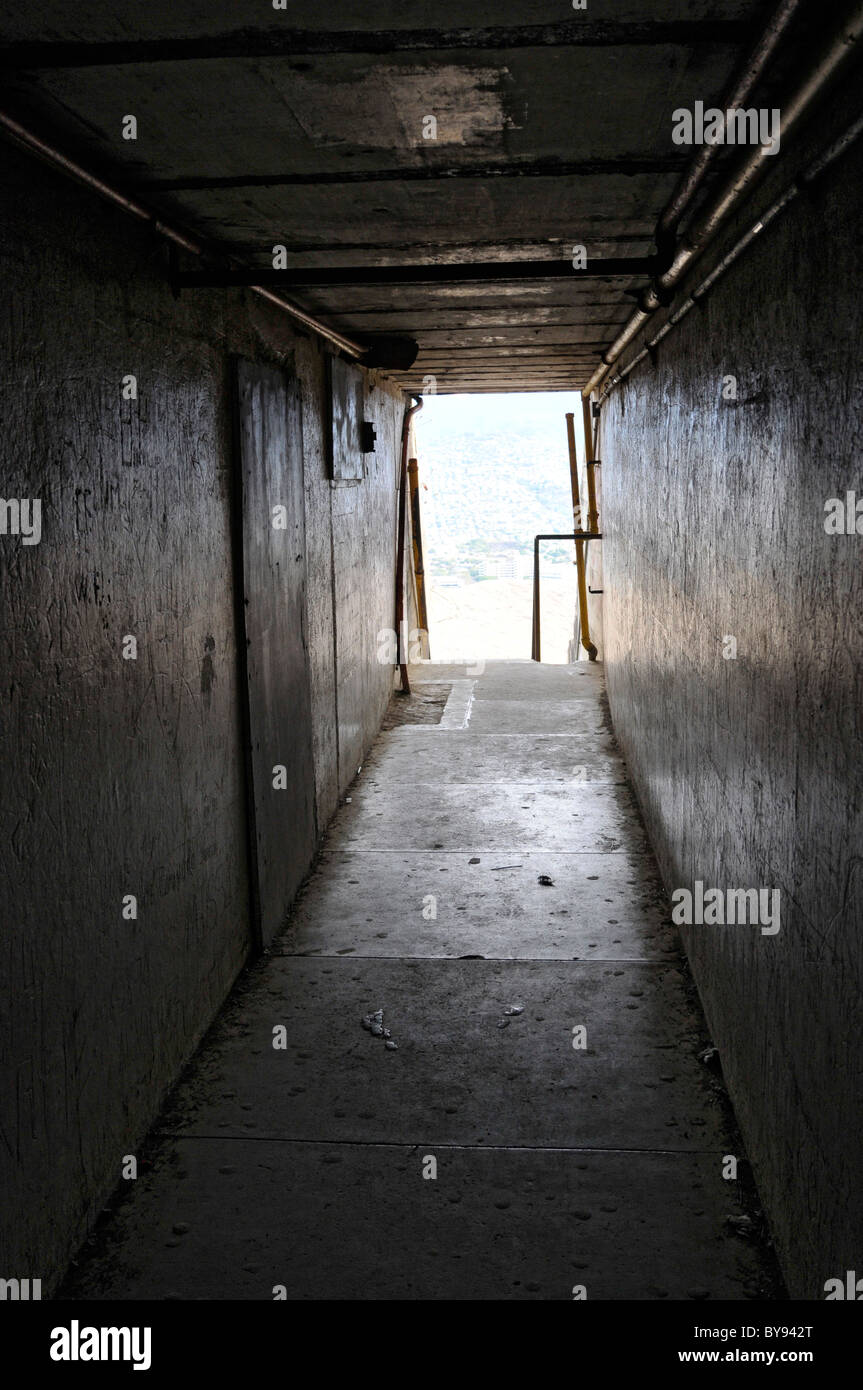Hallway on trail Diamond Head Crater State Monument Honolulu Hawaii ...