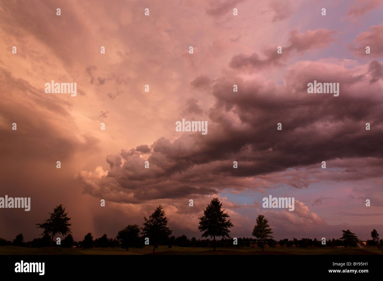 Storm at dusk Stock Photo - Alamy