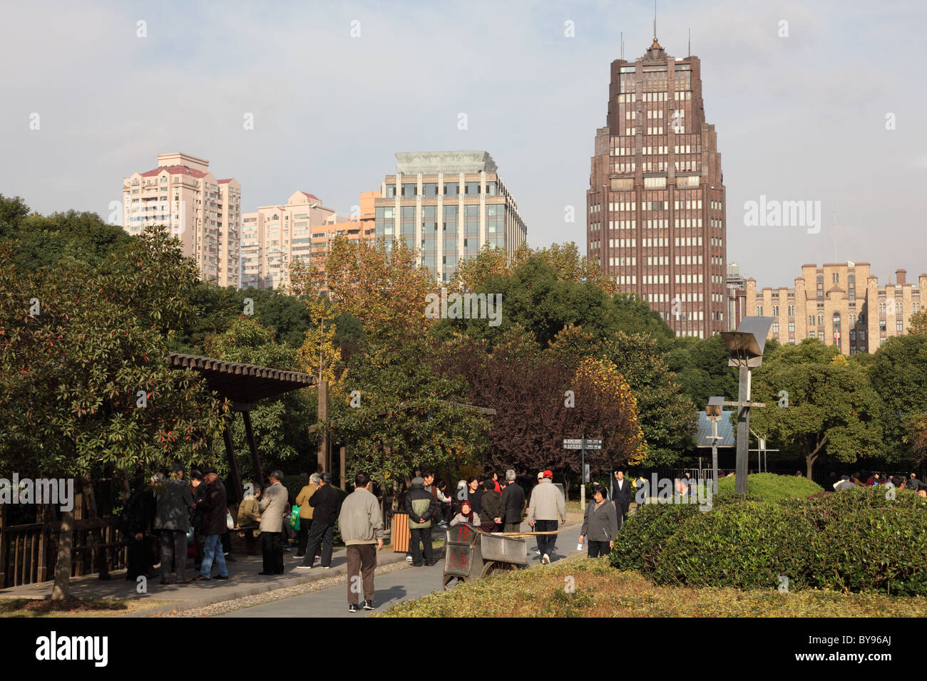 Peoples Square Park in Shanghai, China Stock Photo - Alamy