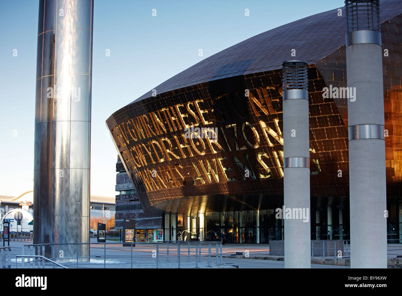 Wales Millennium Centre, Cardiff Bay. Wales, UK Stock Photo - Alamy