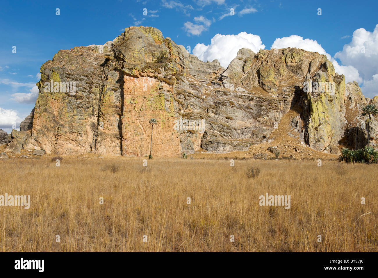 Interesting rock formations in Isalo National Park in southern ...
