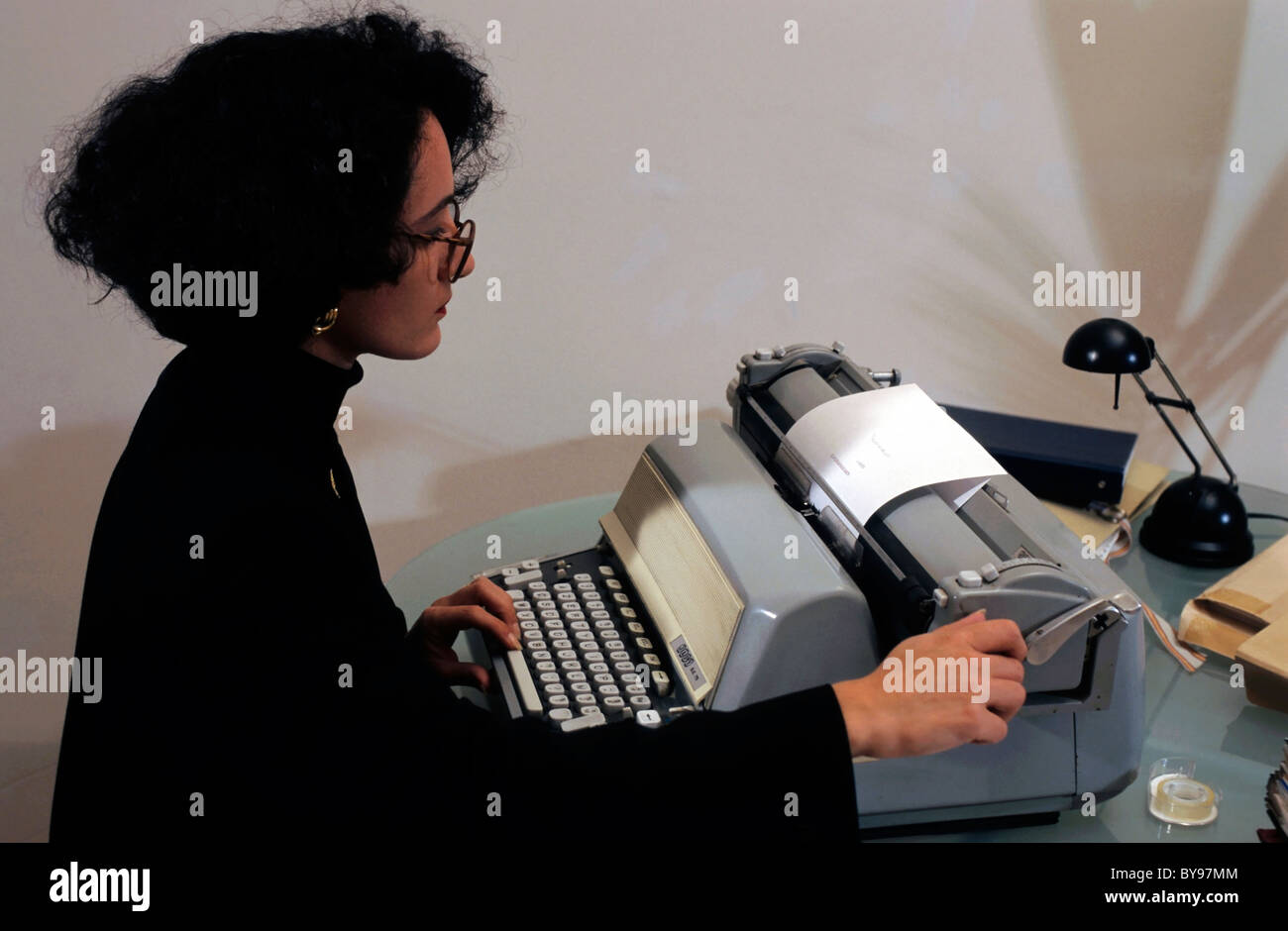 Typing Typewriters High Resolution Stock Photography and Images - Alamy