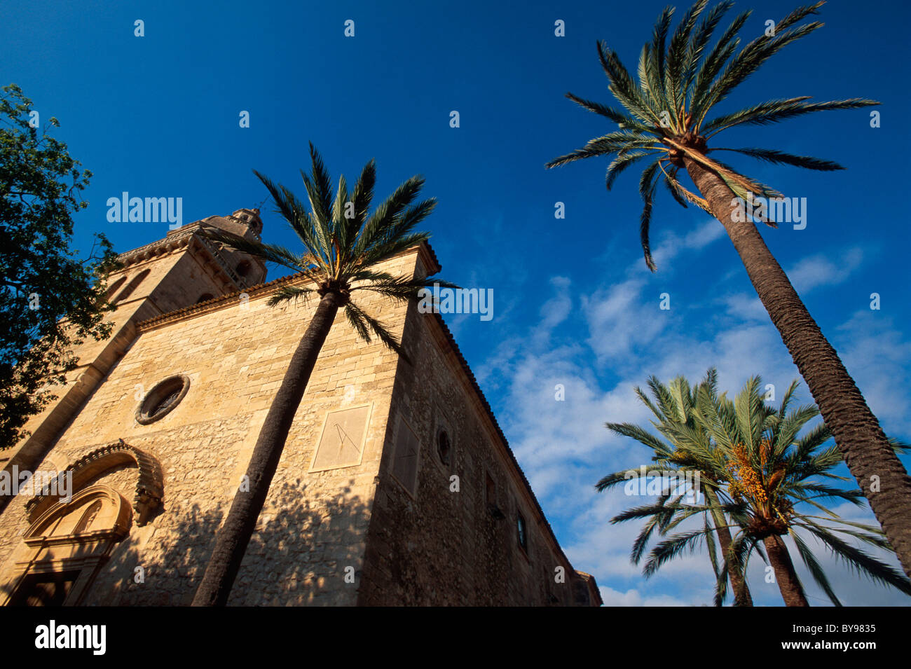 Church of Montuiri, Mallorca, Spain Stock Photo - Alamy