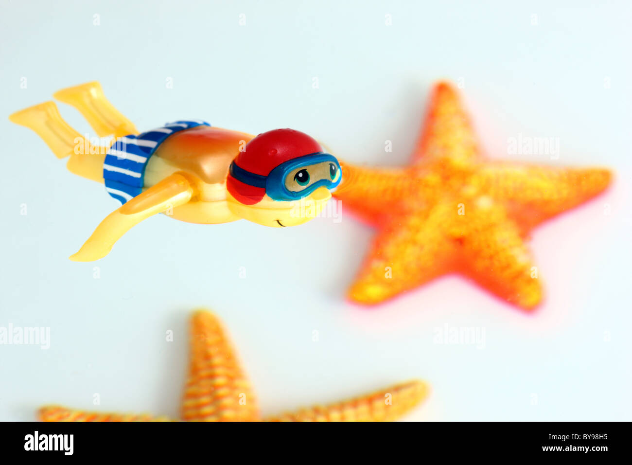 Bath toys, different colorful figures for kids to play with in a pool ...