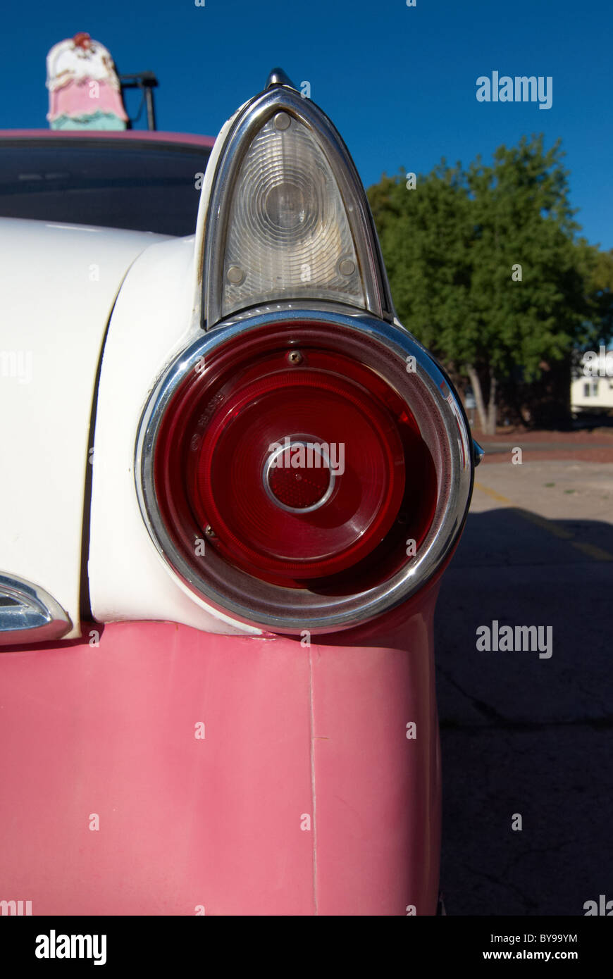 Classic american car tail light hi-res stock photography and images - Alamy