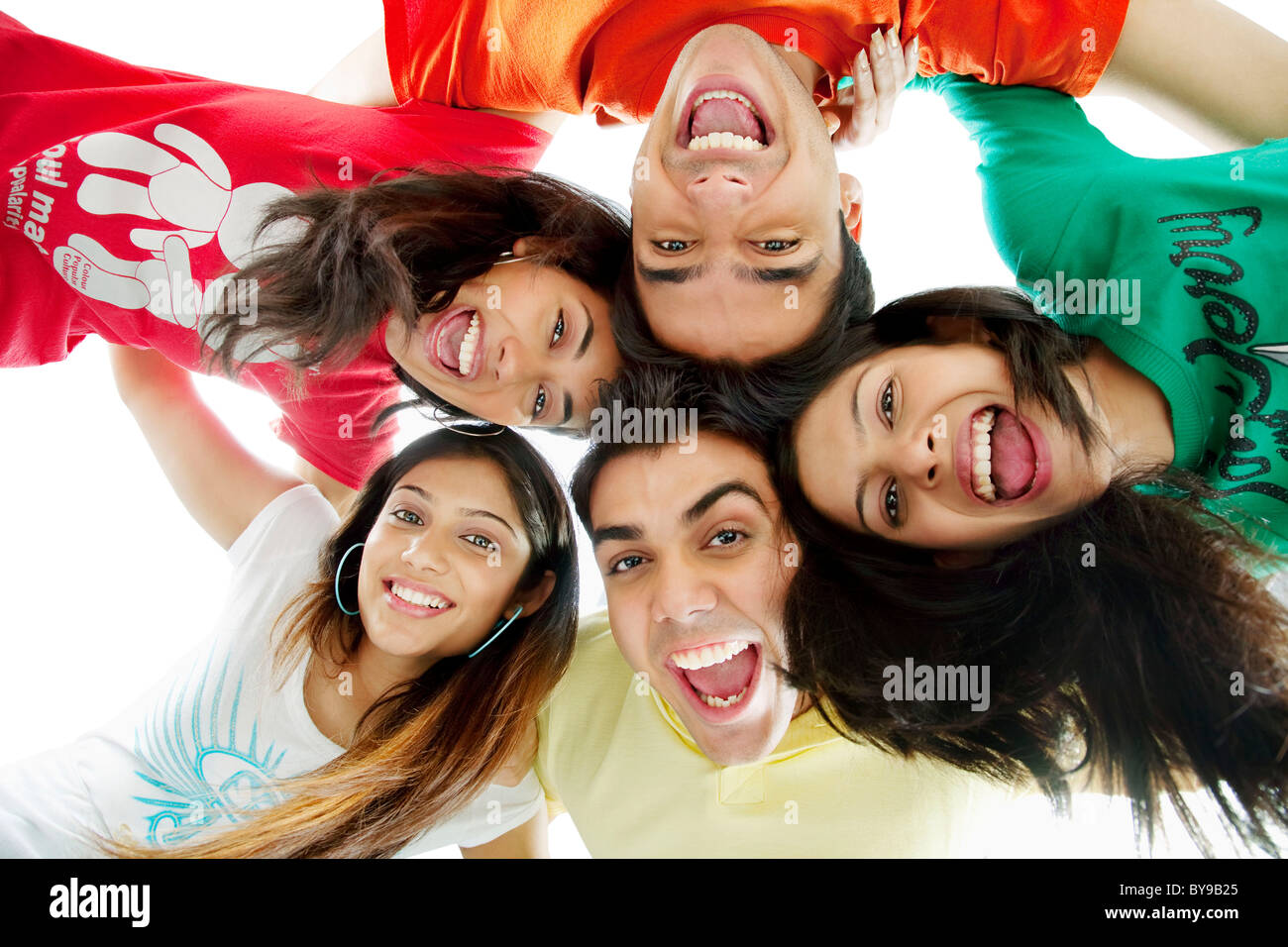 Portrait of a group of friends Stock Photo - Alamy