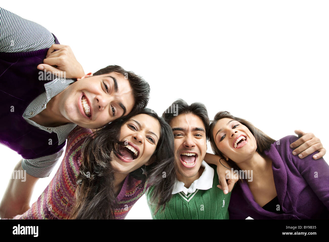 Portrait of a group of friends Stock Photo - Alamy