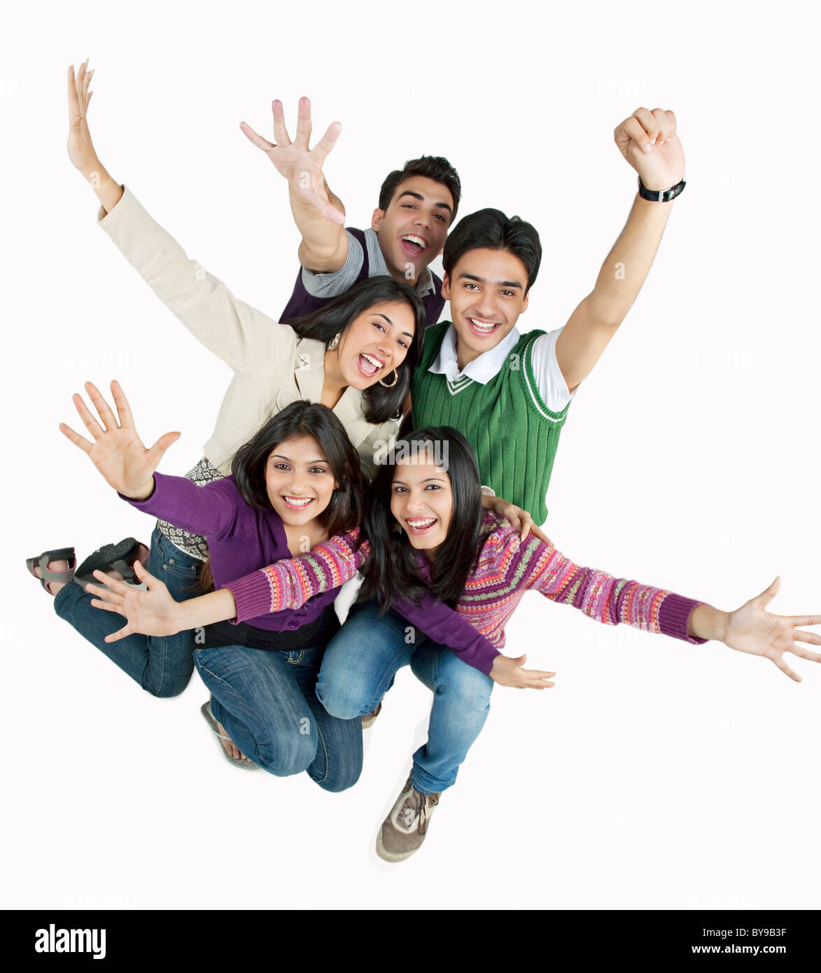 Portrait of a group of friends Stock Photo - Alamy