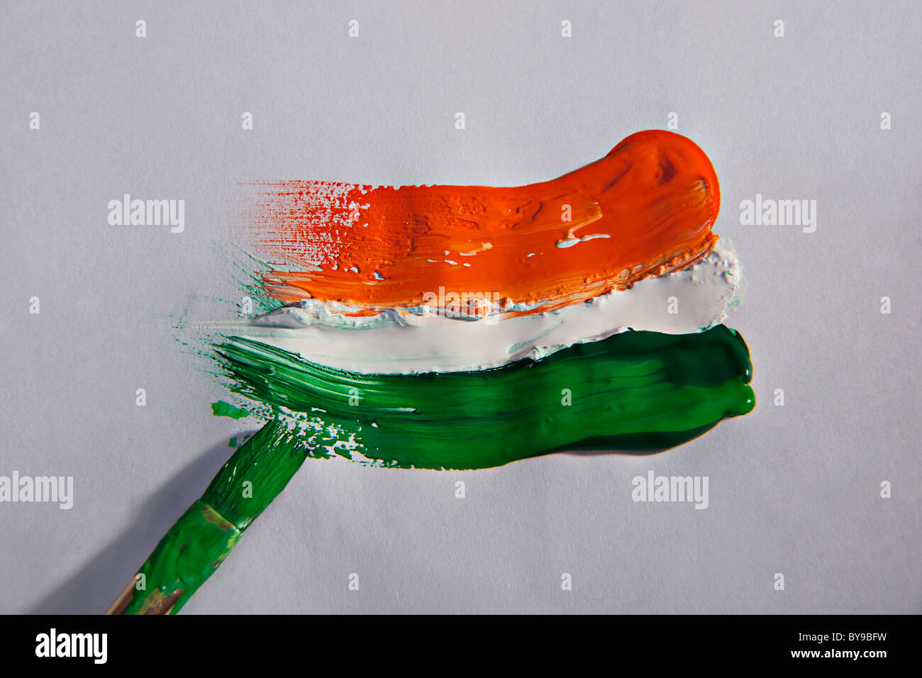 Different coloured paints Stock Photo - Alamy