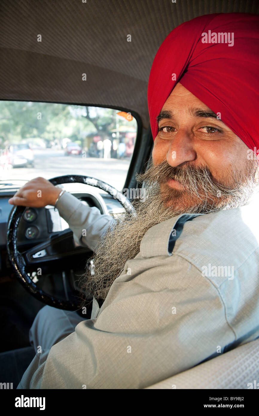 Indian taxi driver hi-res stock photography and images - Alamy