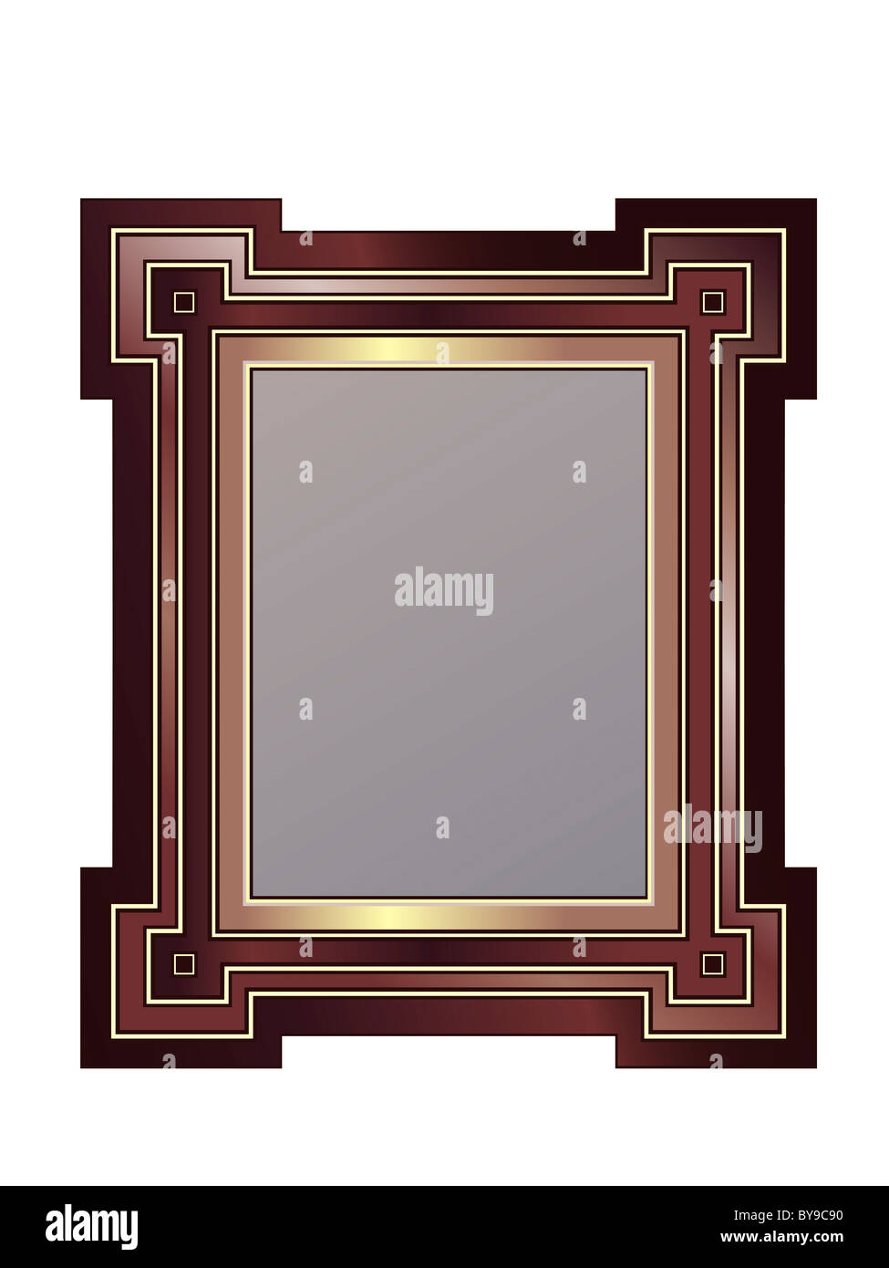 Art deco frame hi-res stock photography and images - Alamy