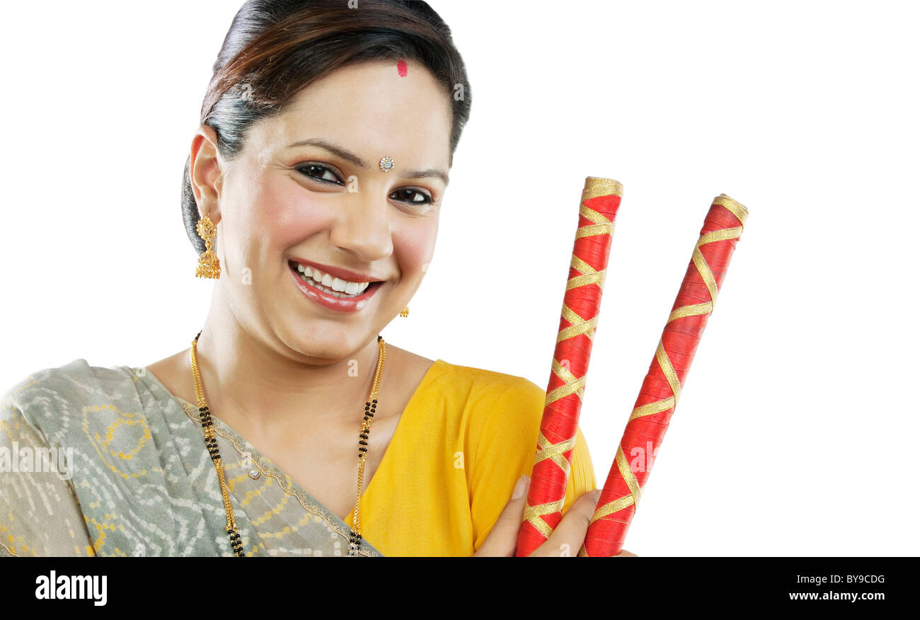 Portrait of a Gujarati woman Stock Photo - Alamy