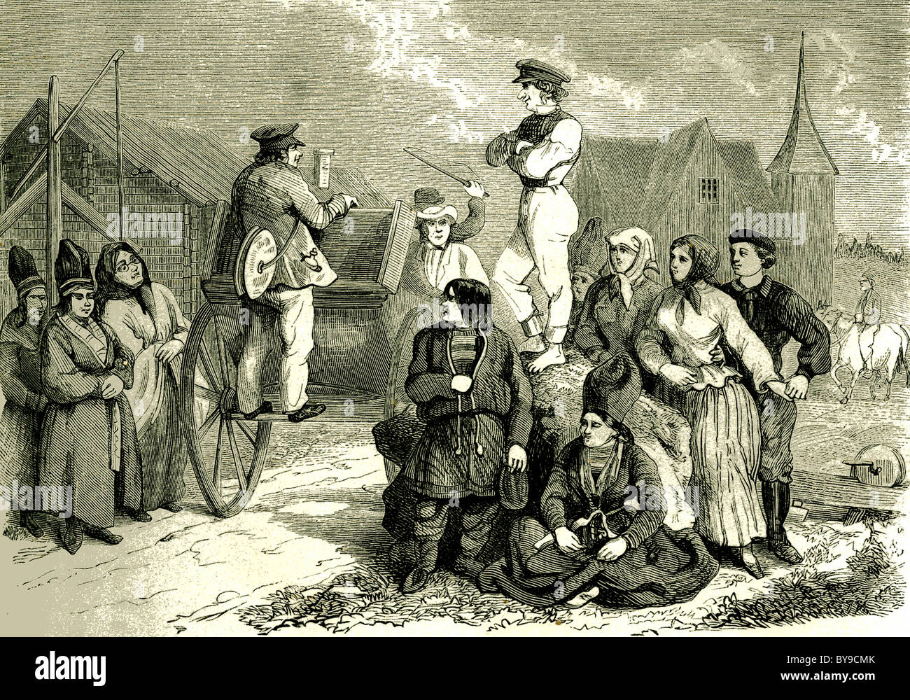 Historical drawing house hi-res stock photography and images - Alamy