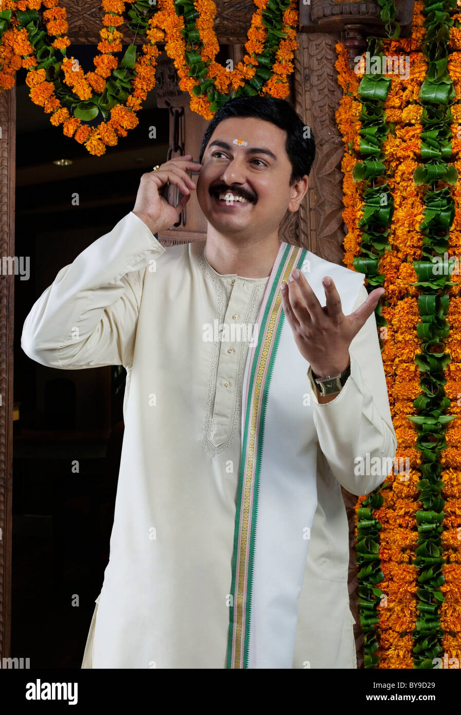 South indian man talking on hi-res stock photography and images - Alamy