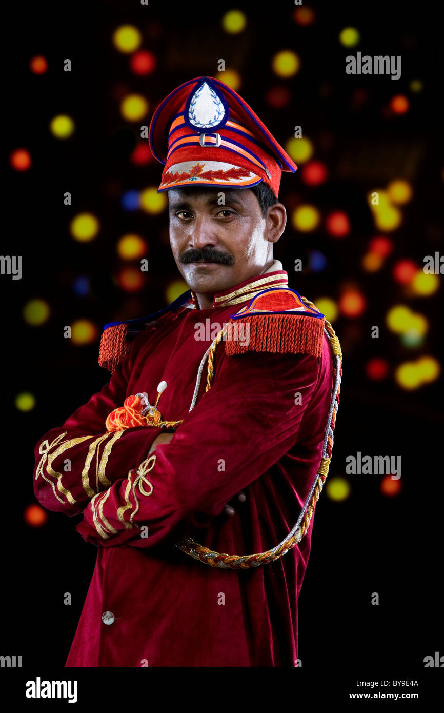 Portrait of a bandmaster Stock Photo - Alamy