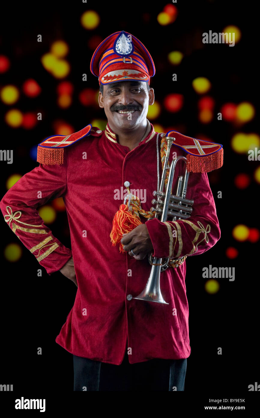 Indian portraits trumpet hi-res stock photography and images - Alamy