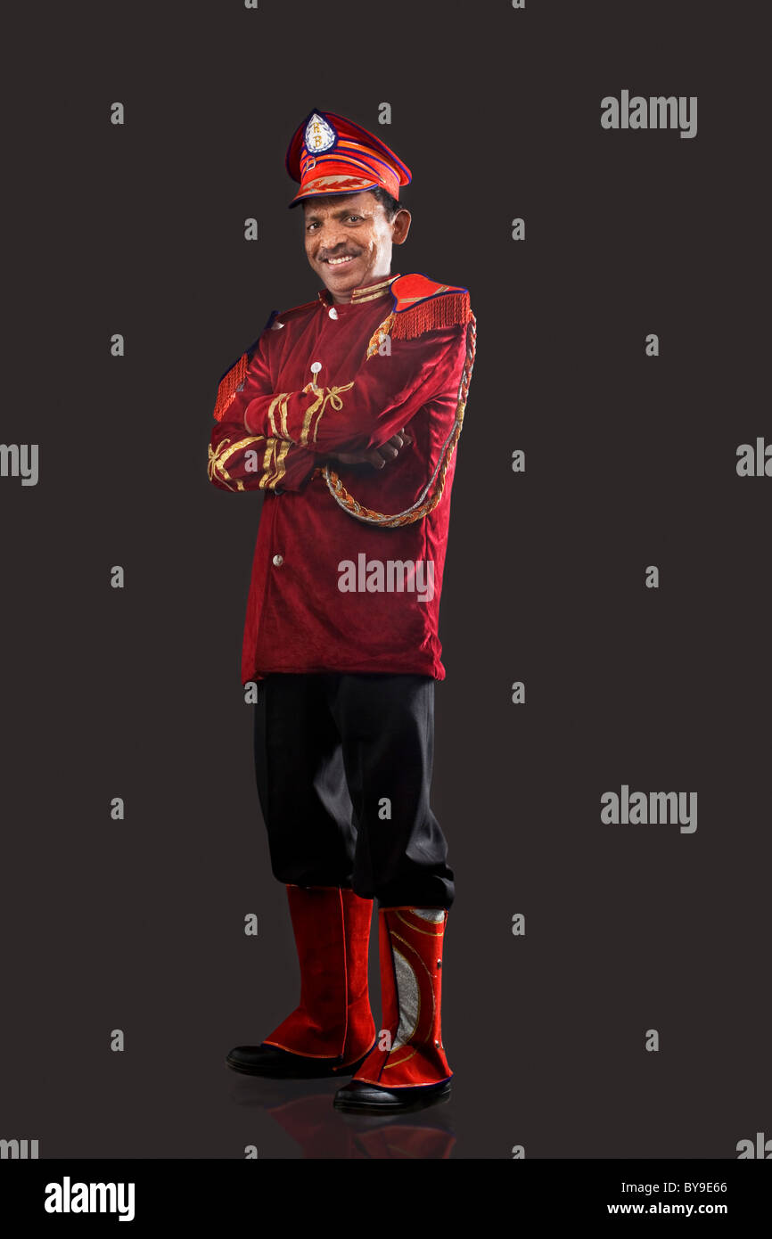 Portrait of a bandmaster Stock Photo - Alamy