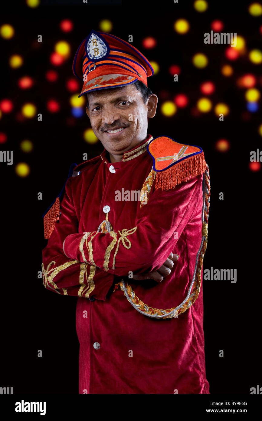 Portrait of a bandmaster Stock Photo - Alamy