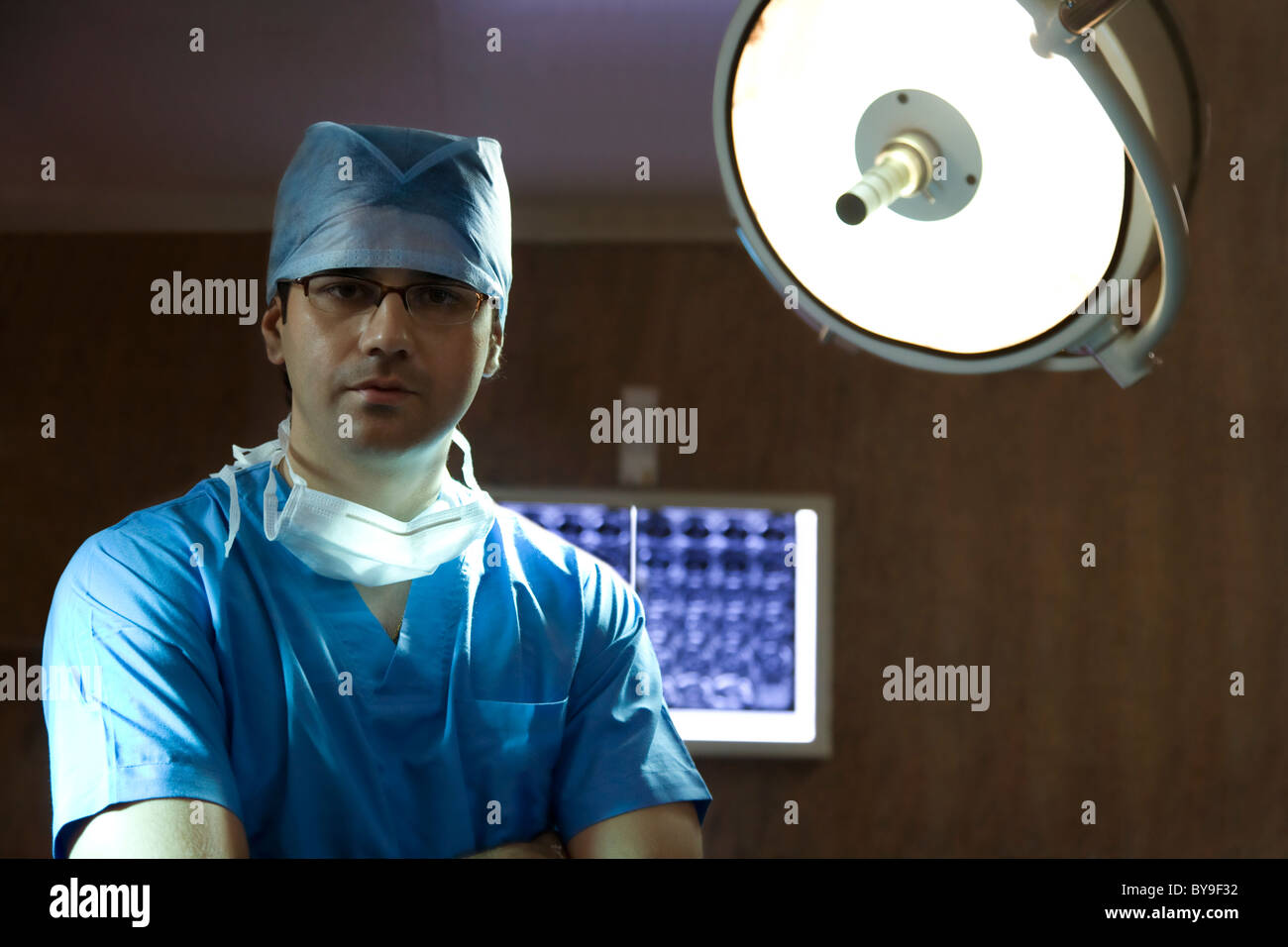 Portrait of a surgeon Stock Photo - Alamy