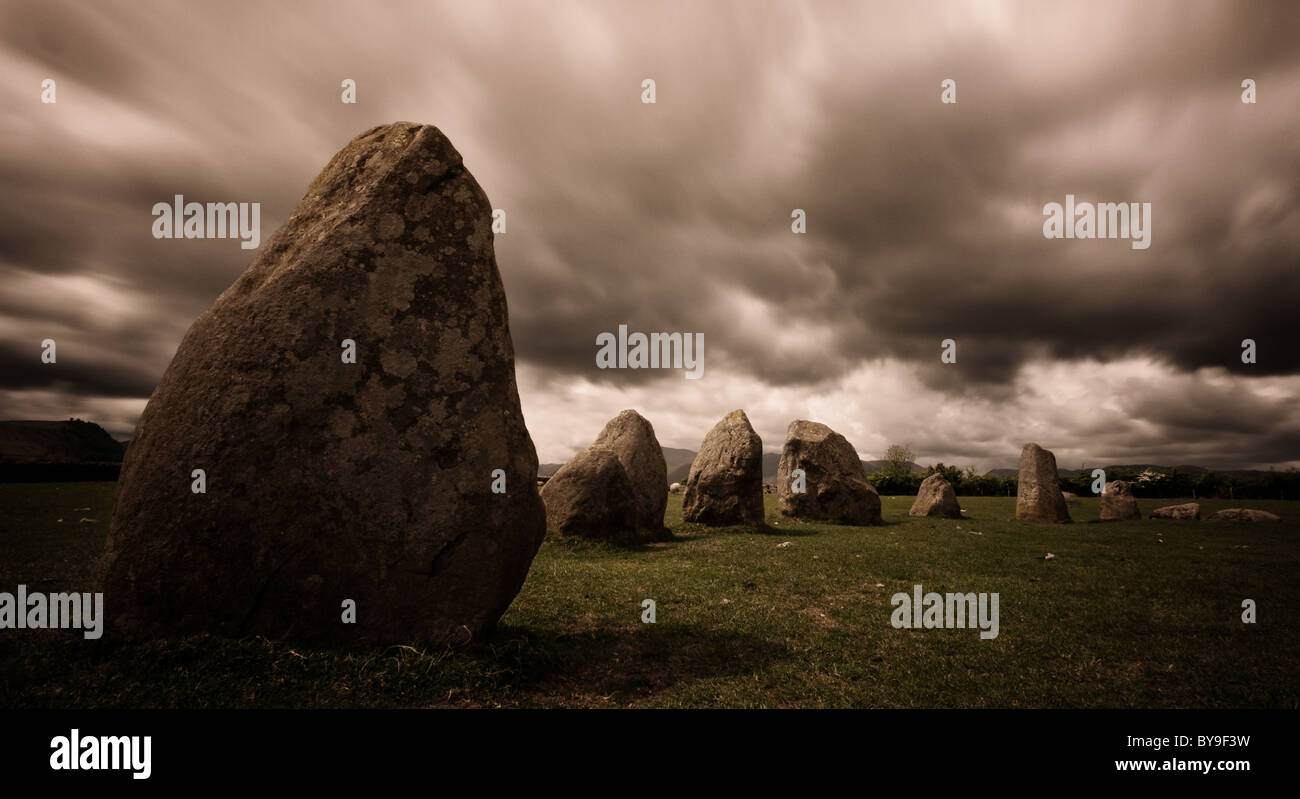 Neolithic Stone Circle Stock Photo - Alamy