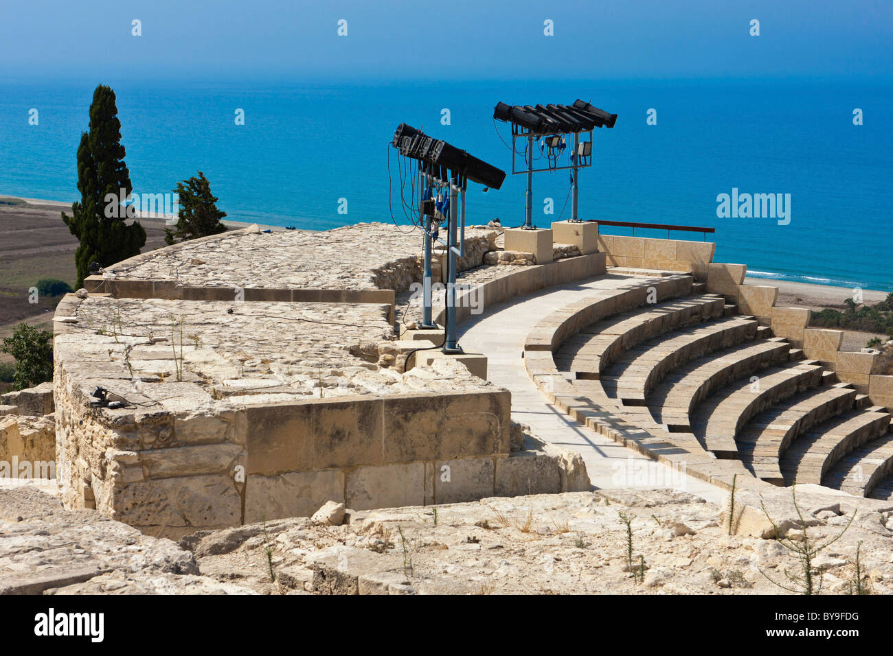 Ruins of Kourion, excavation site of ancient Kourion, Graeco-Roman ...