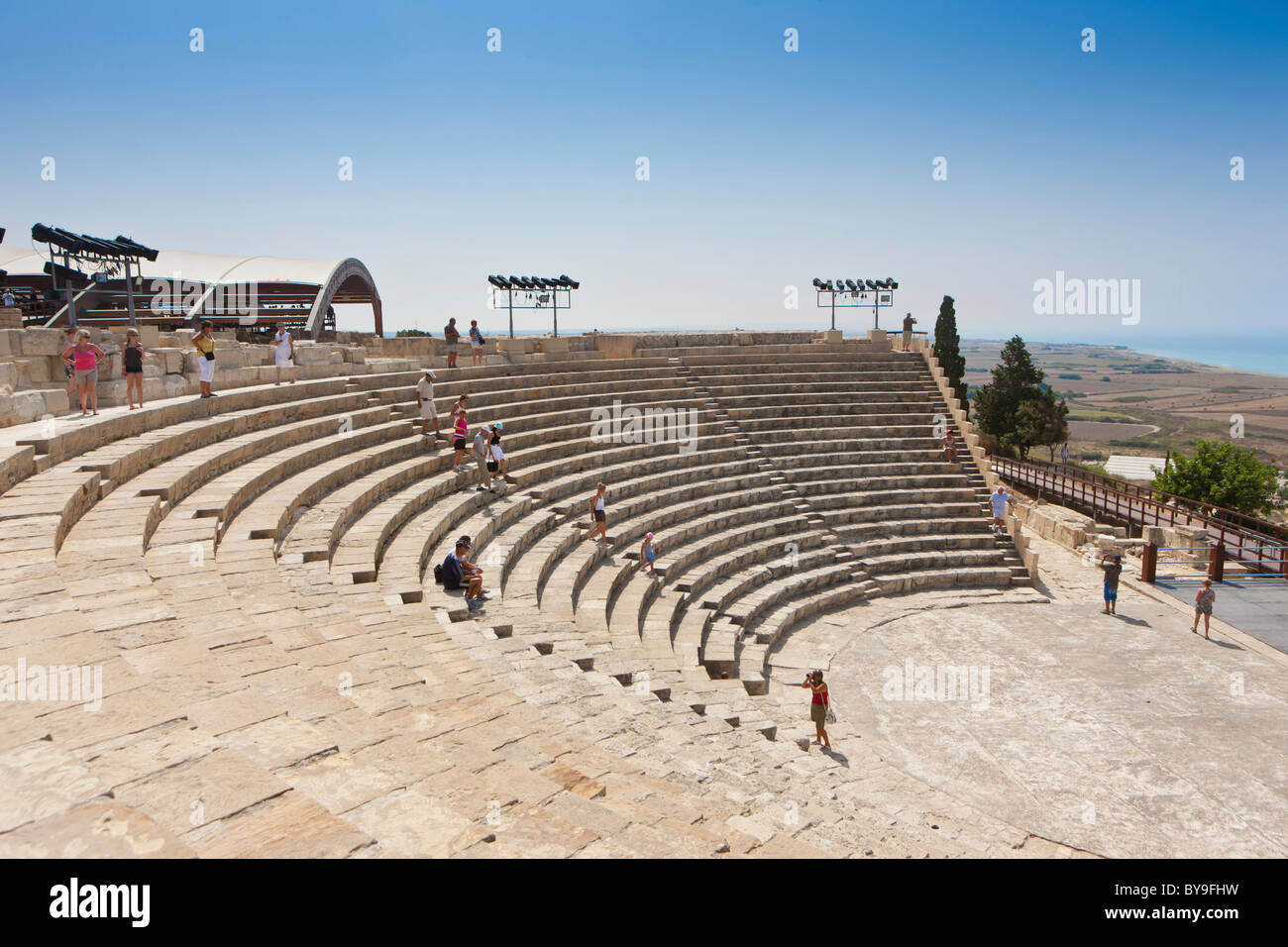 Ruins of Kourion, excavation site of ancient Kourion, Graeco-Roman ...