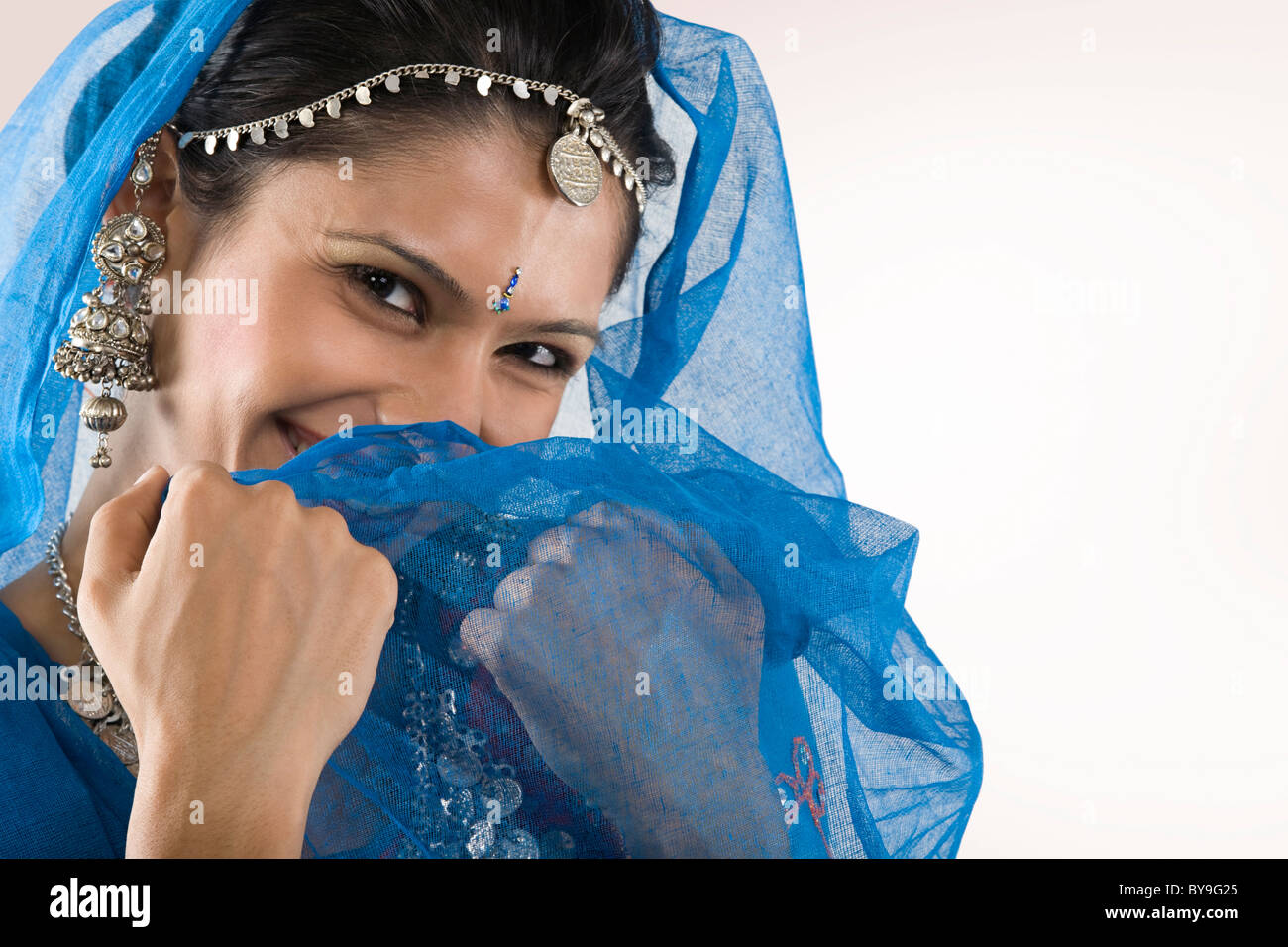 Portrait of a Gujarati woman Stock Photo - Alamy