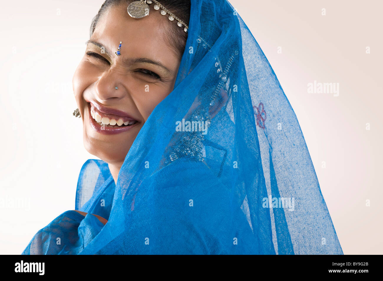Portrait of a Gujarati woman Stock Photo - Alamy
