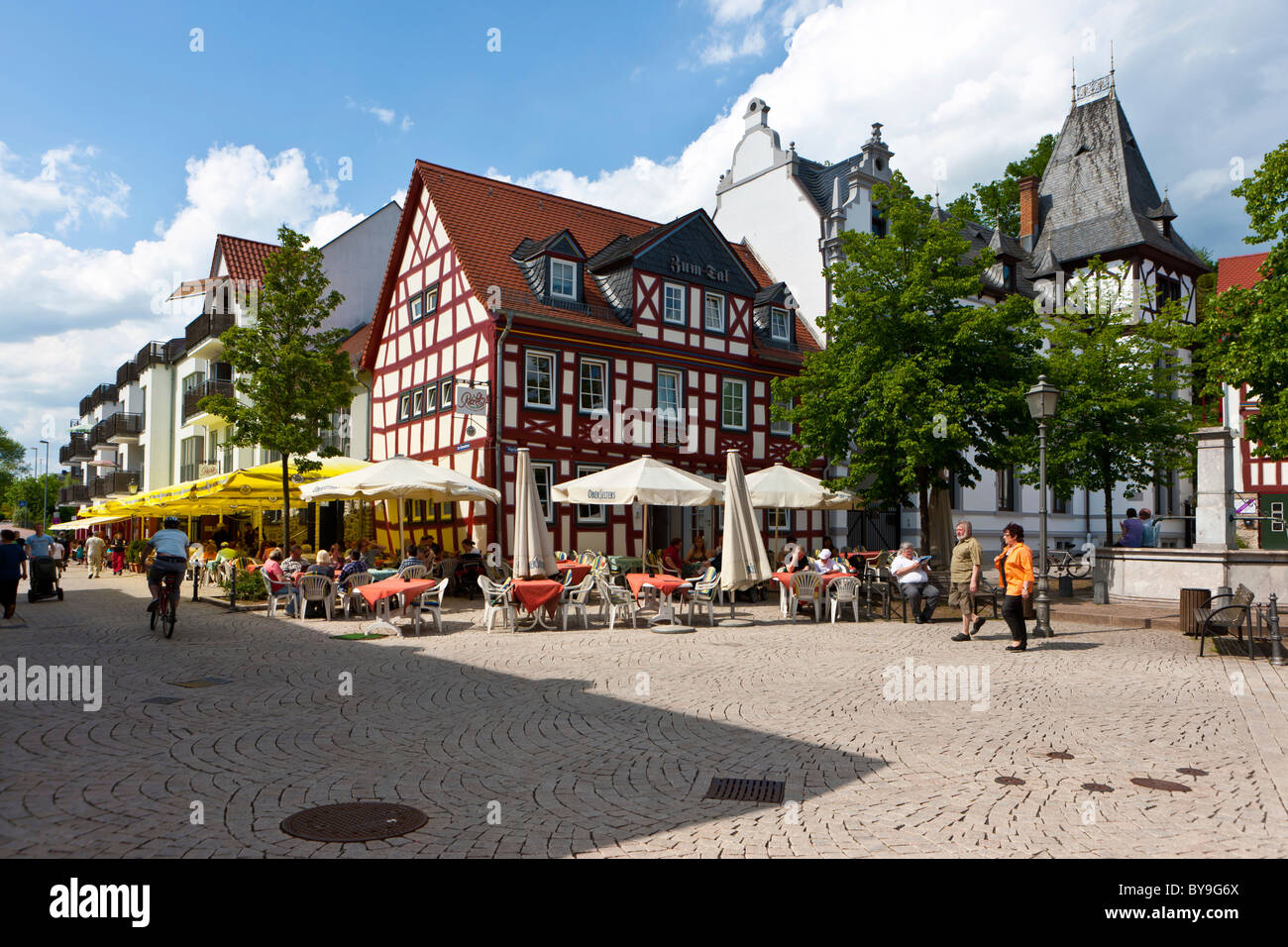 Idstein german half timbered house road hi-res stock photography and ...