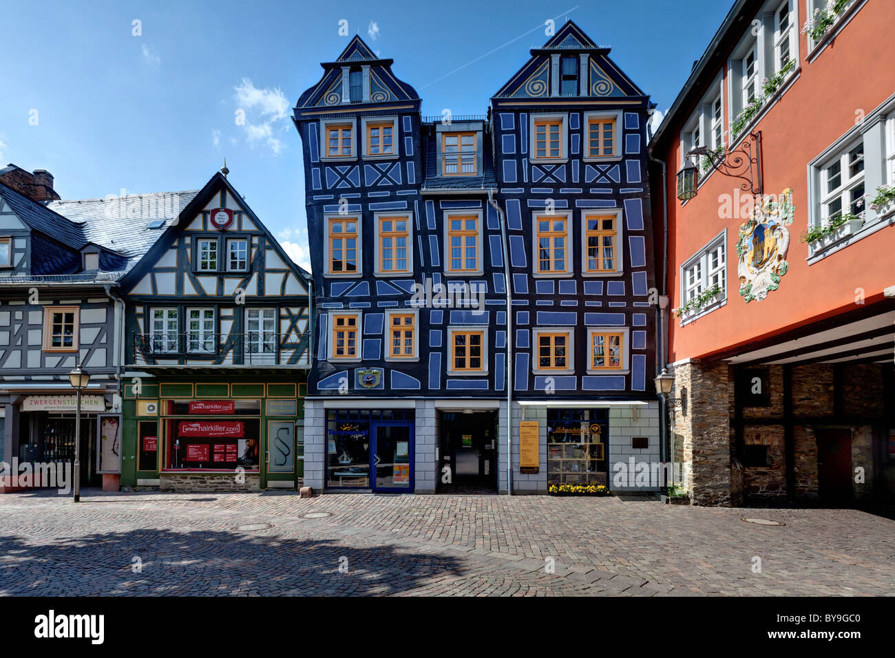 Crooked house, Idstein, German Half-Timbered House Road, Rheingau ...