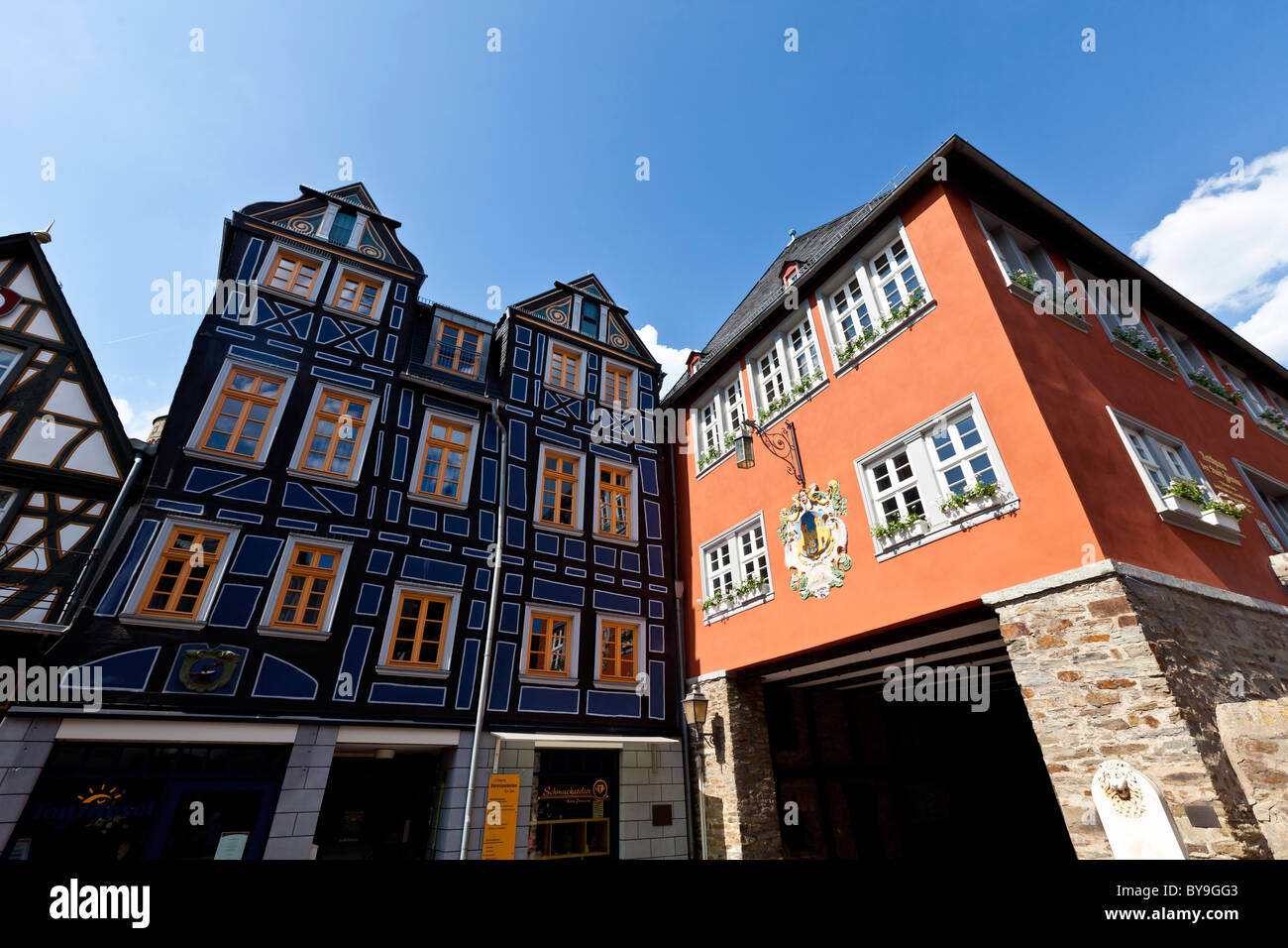 Crooked house, Idstein, German Half-Timbered House Road, Rheingau ...