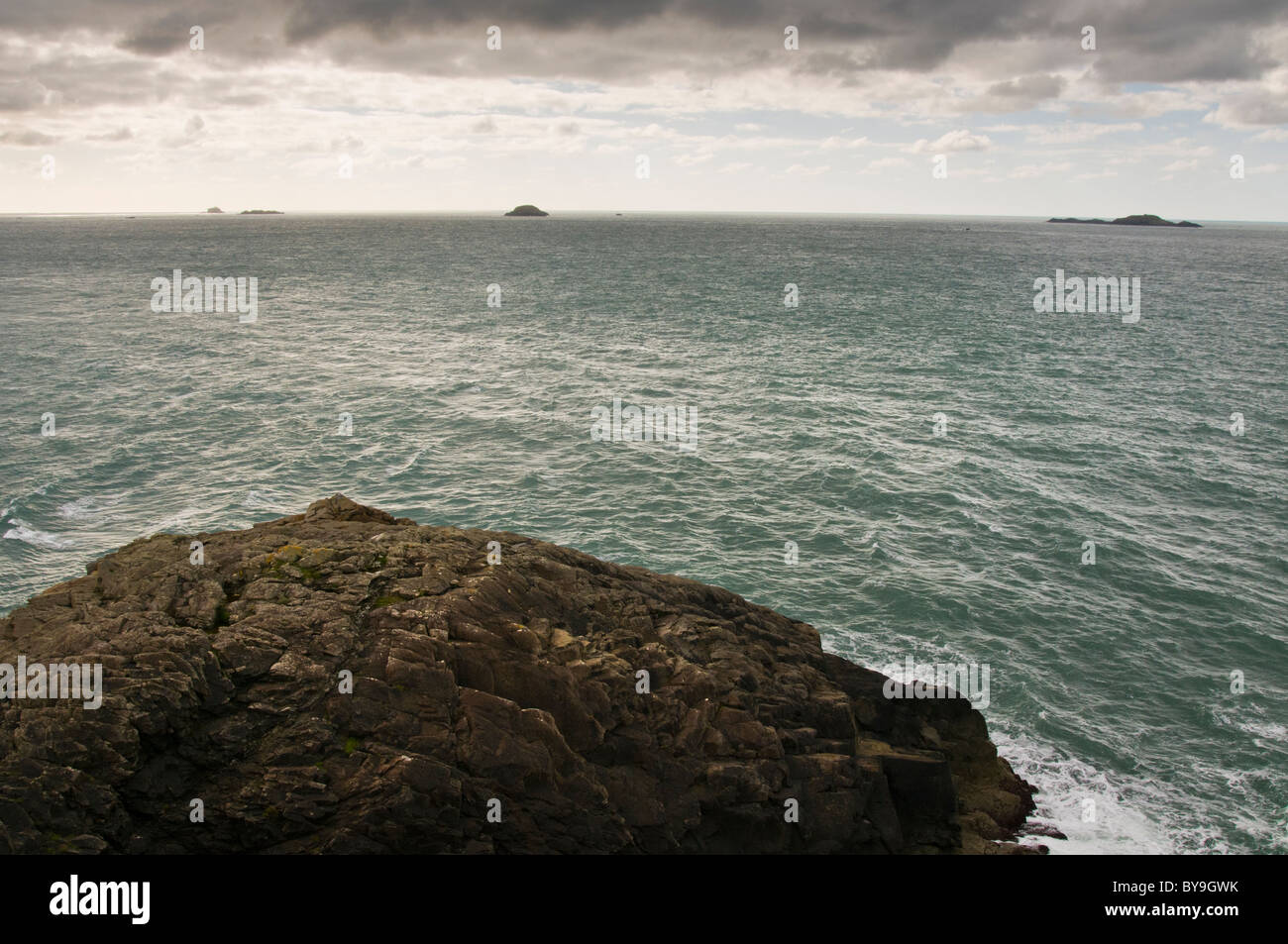 Rough sea irish sea hi-res stock photography and images - Alamy