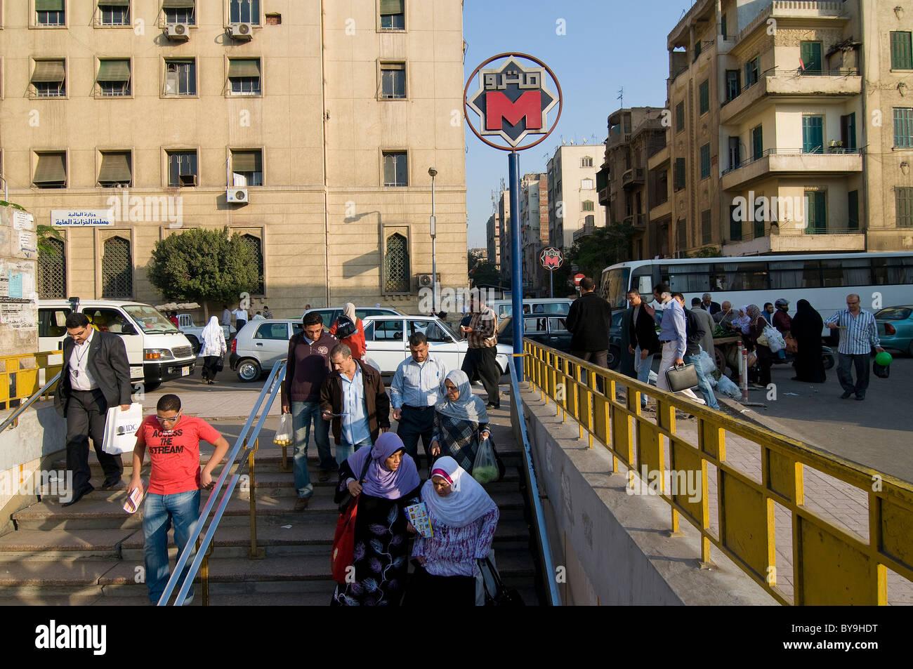 Cairo's streets are always busy with people, cars, buses, motorbikes ...