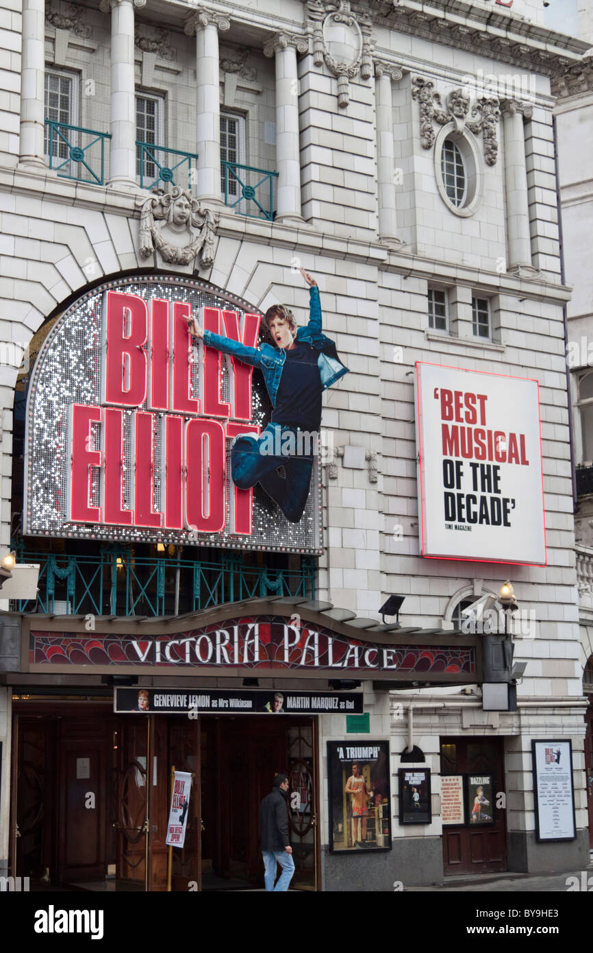 The Victoria Palace Theatre, London - Billy Elliott Stock Photo - Alamy