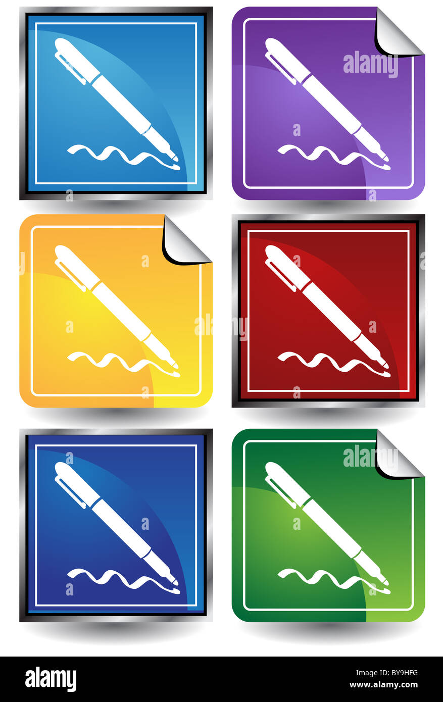 An image of a pencil / pen / marker Stock Photo - Alamy