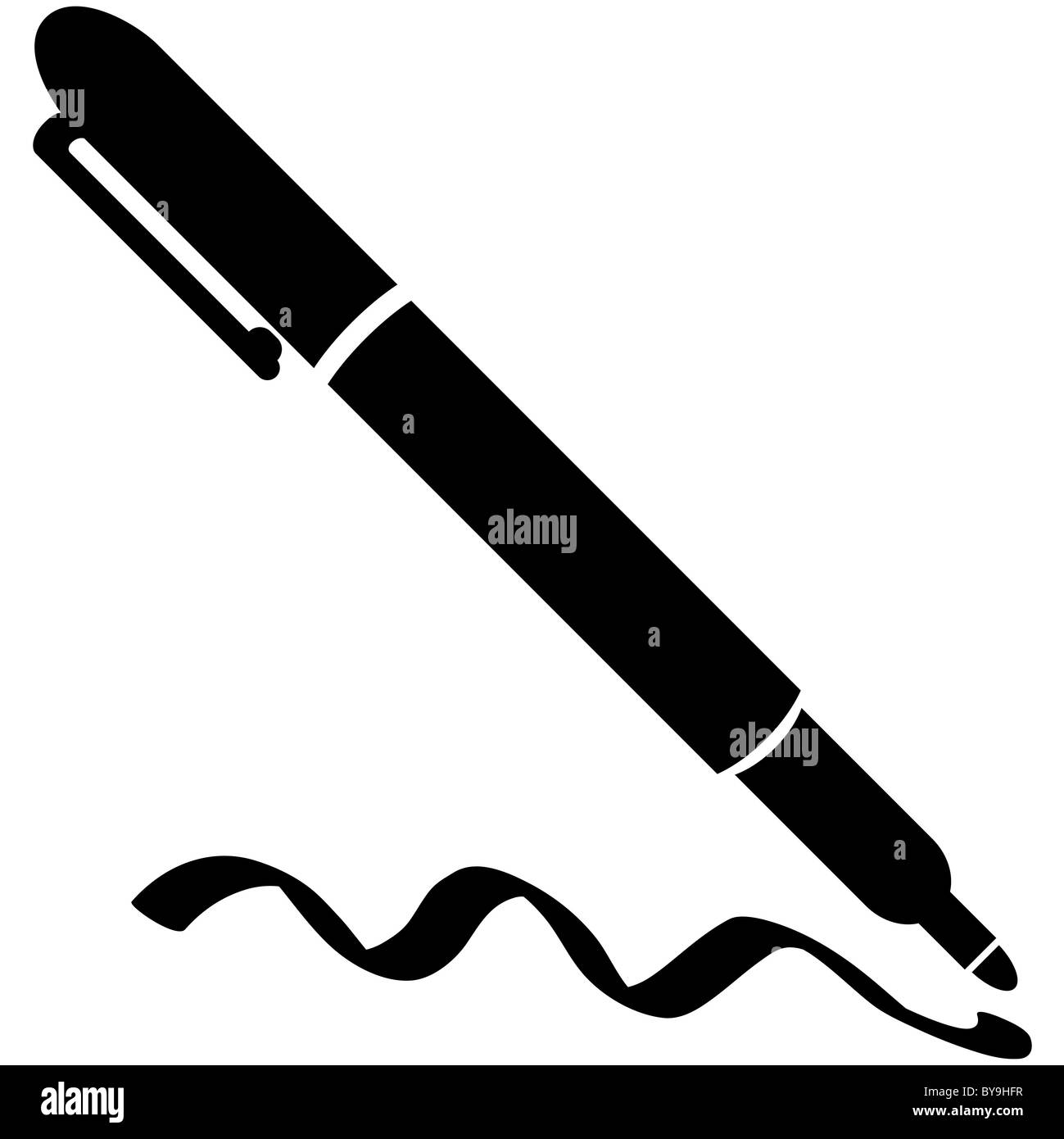 An image of a pencil / pen / marker Stock Photo - Alamy