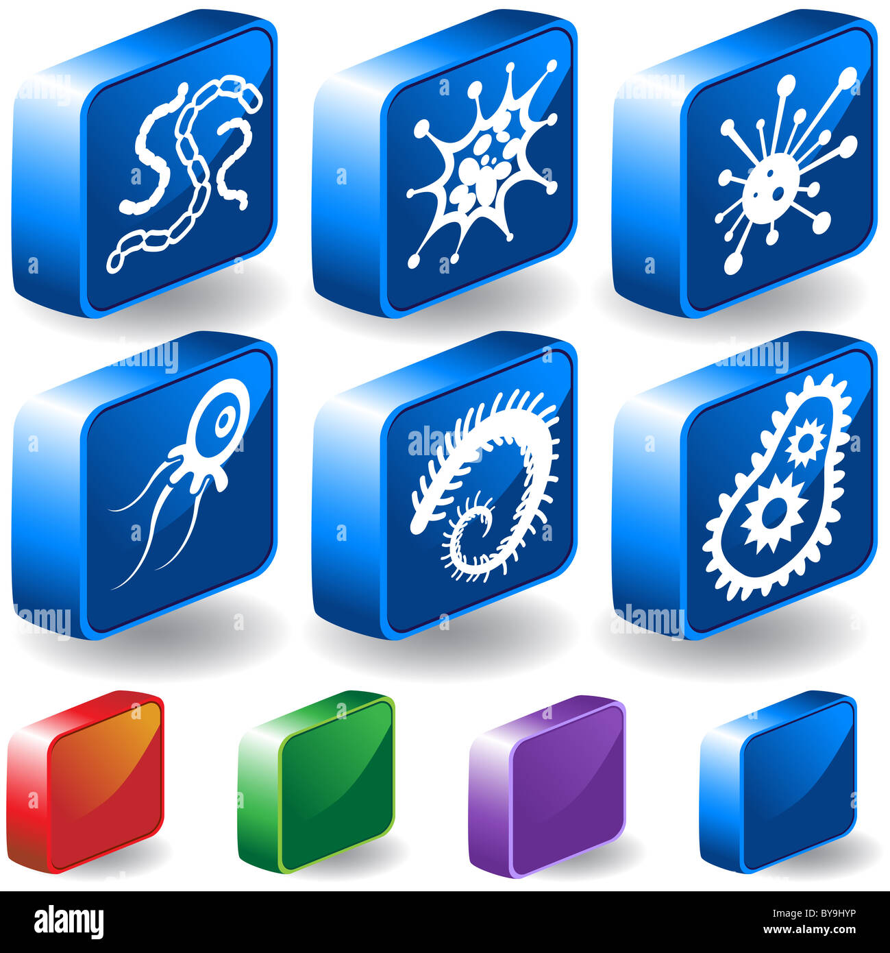 An image of microscopic icons Stock Photo - Alamy