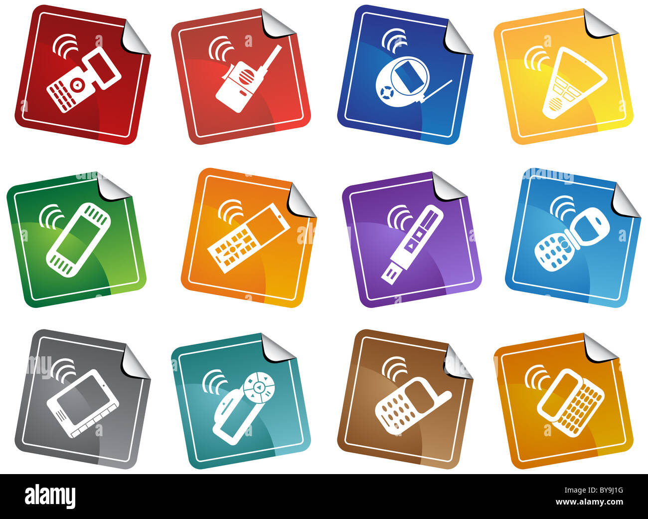 An image of wireless electronic devices Stock Photo - Alamy