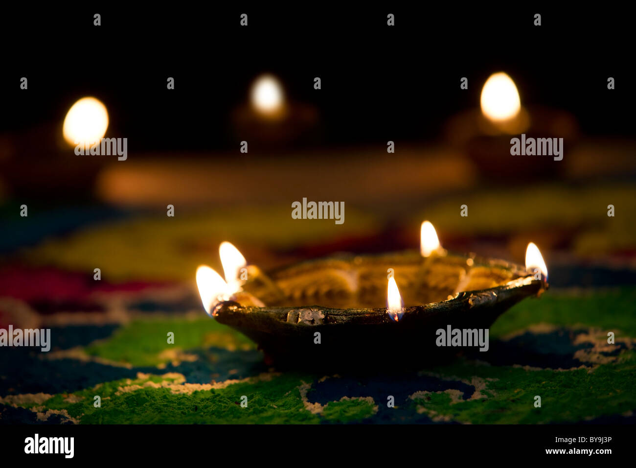 Rangolis inside hi-res stock photography and images - Alamy