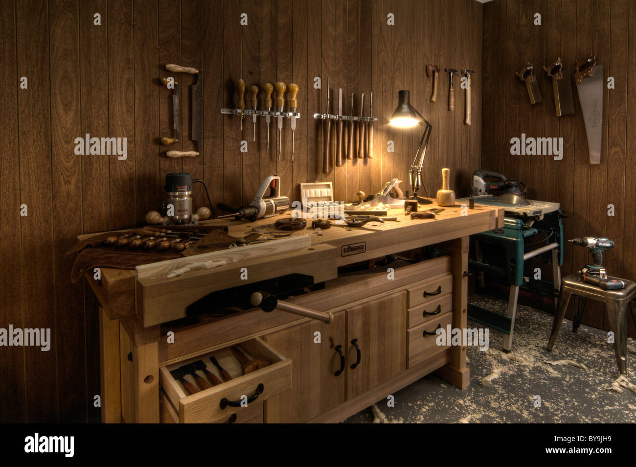 Woodwork bench carpenter hi-res stock photography and images - Alamy