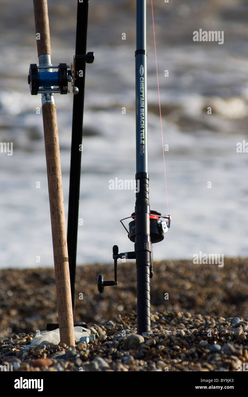 Fishing on sea rods sea hi-res stock photography and images - Alamy