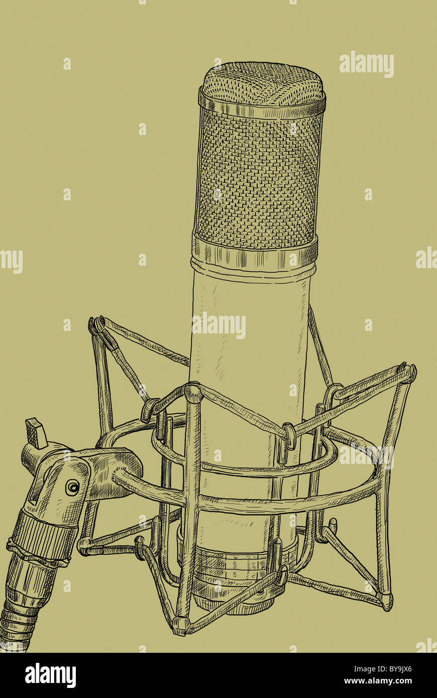 Abstract microphone hi-res stock photography and images - Alamy