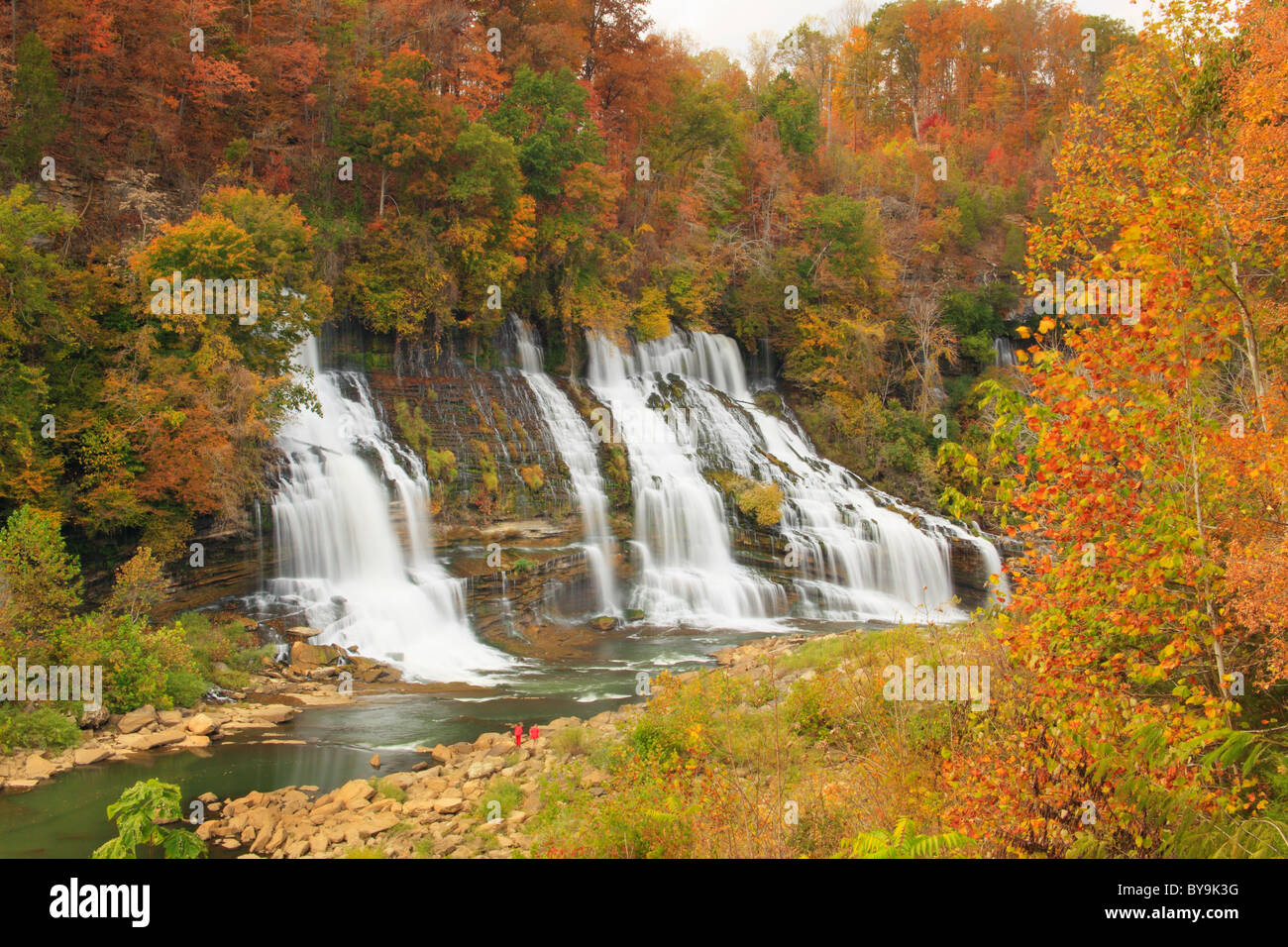 Twin Falls, Twin Falls Overlook, Rock Island State Park, Rock Island ...
