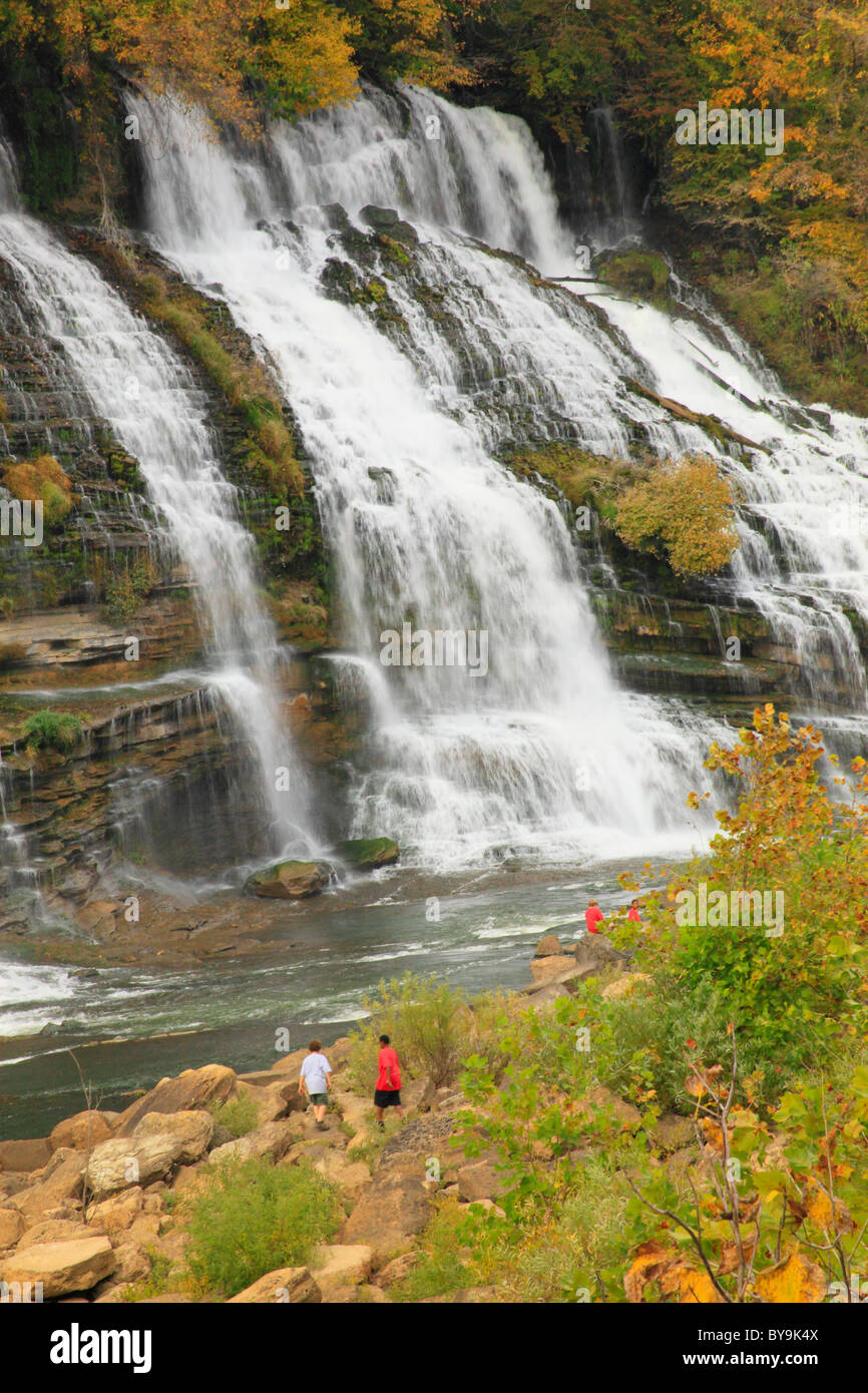 Twin Falls, Twin Falls Overlook, Rock Island State Park, Rock Island ...