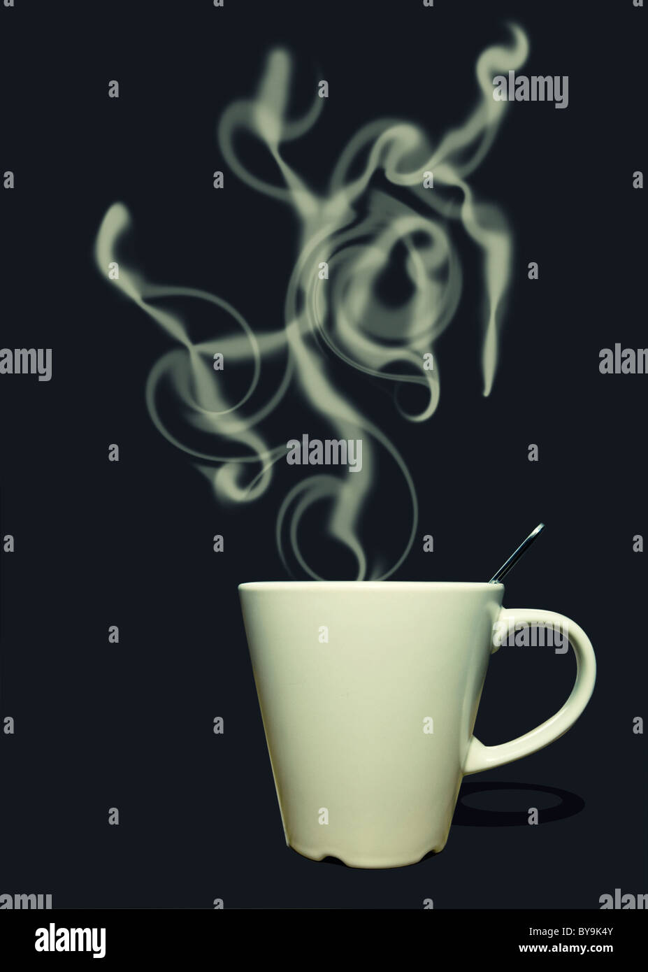 Hot steam cup hi-res stock photography and images - Alamy